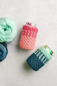 Easy Crochet Can Cozy - Free Pattern - Sarah Maker
