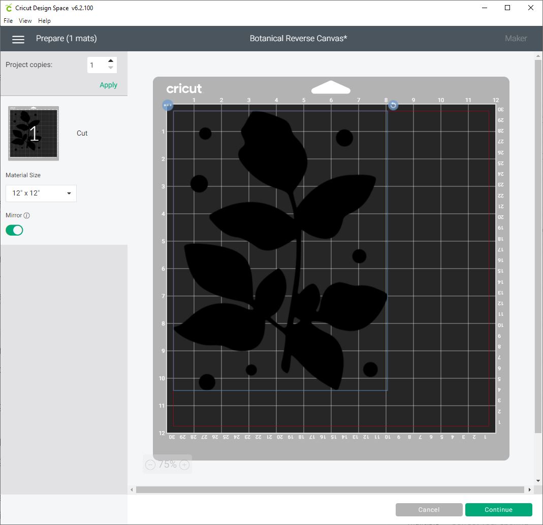 How to Make Reverse Canvas Wall Art with Cricut - Sarah Maker