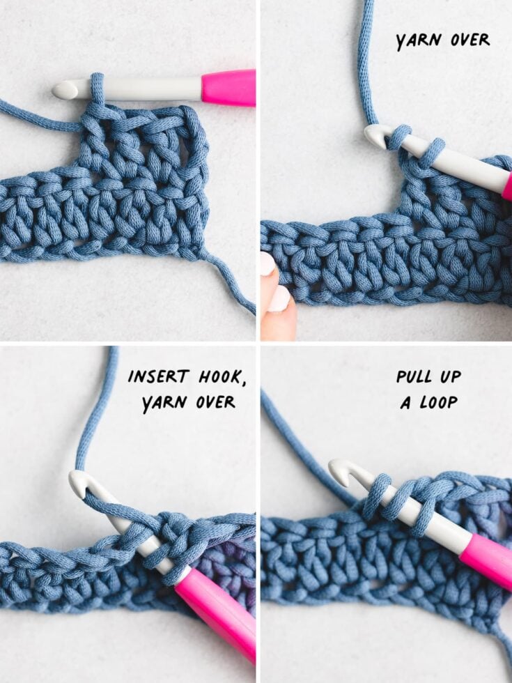 How to Double Crochet Stitch (dc) for Beginners - Sarah Maker