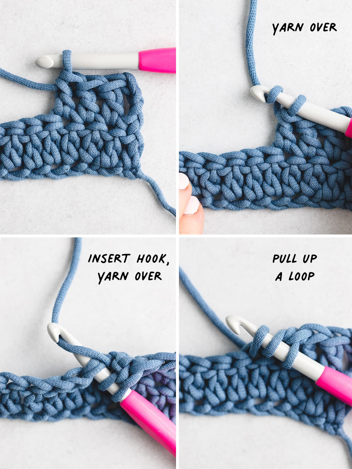How to Double Crochet Stitch (dc) for Beginners - Sarah Maker