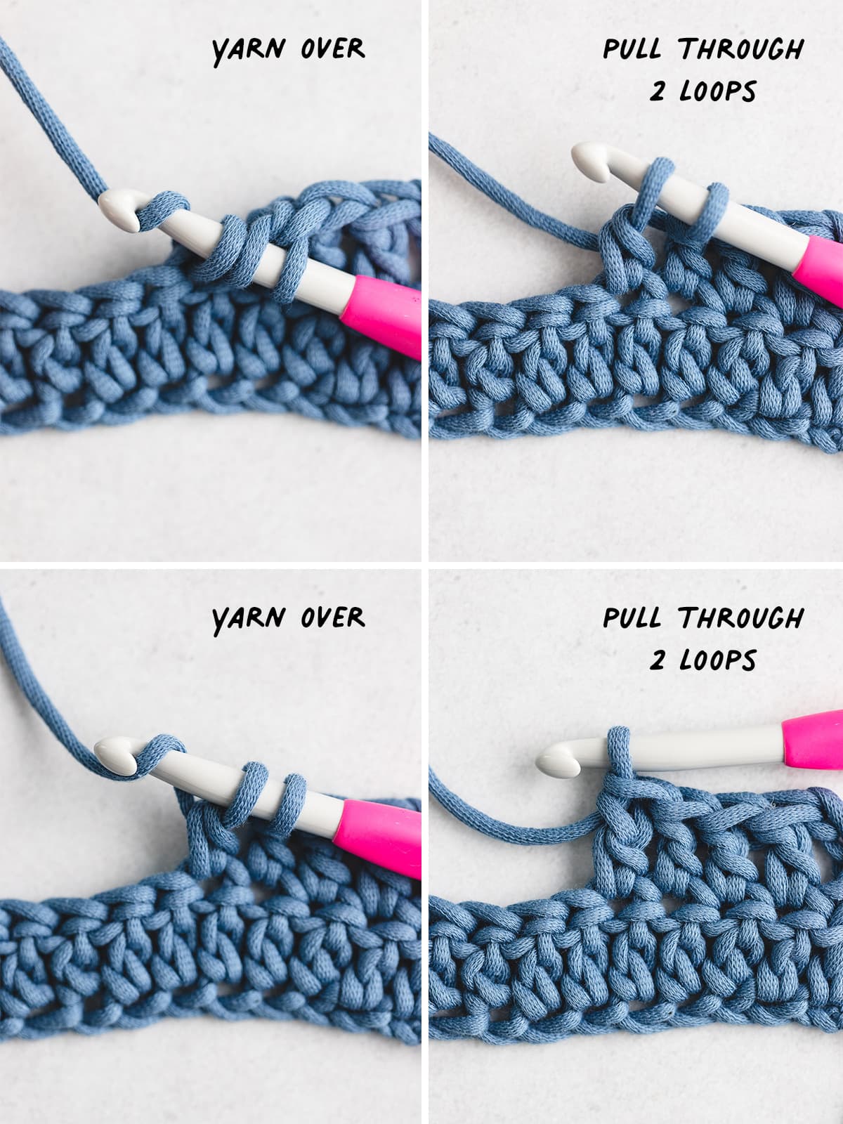 How to Double Crochet Stitch (dc) for Beginners - Sarah Maker