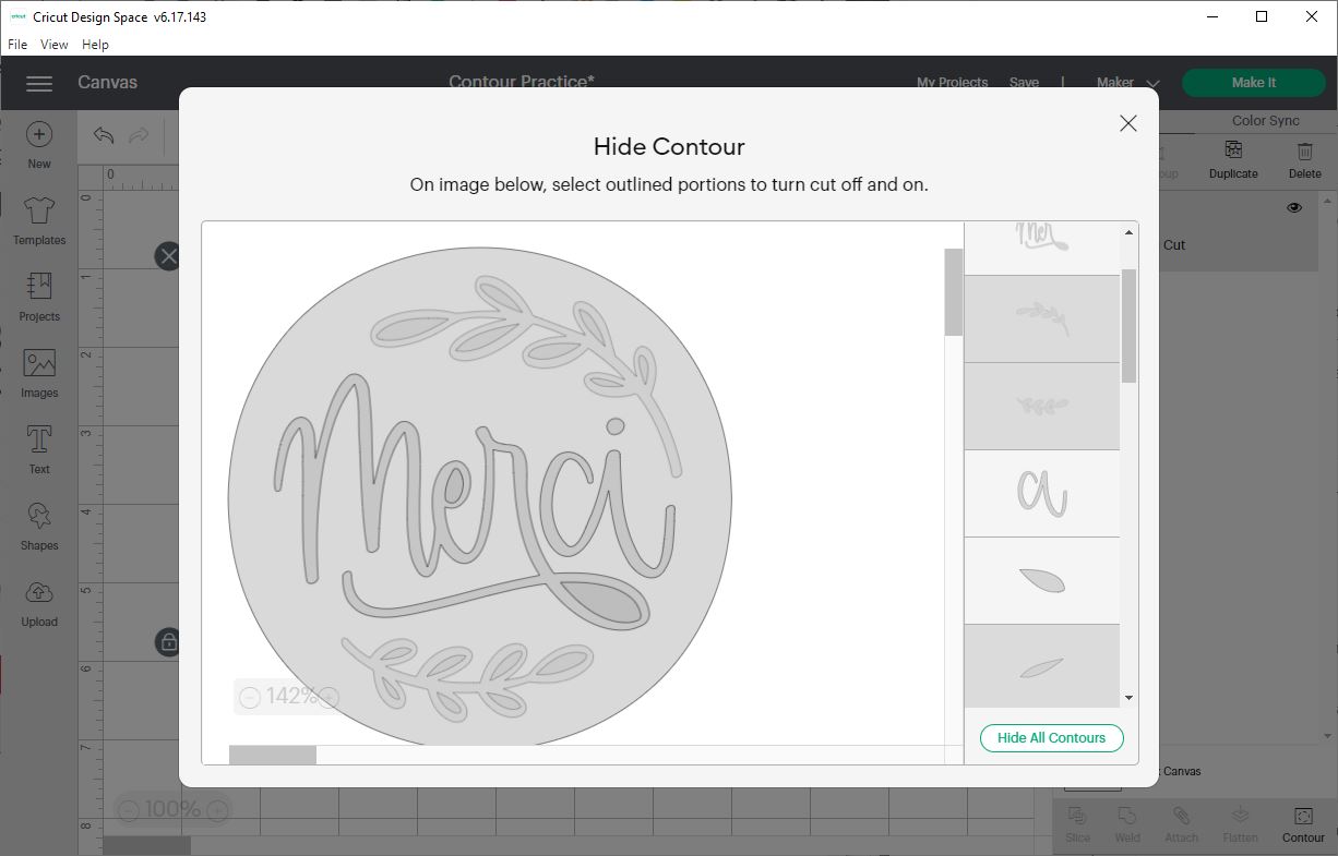 How to use Contour in Cricut Design Space - Sarah Maker