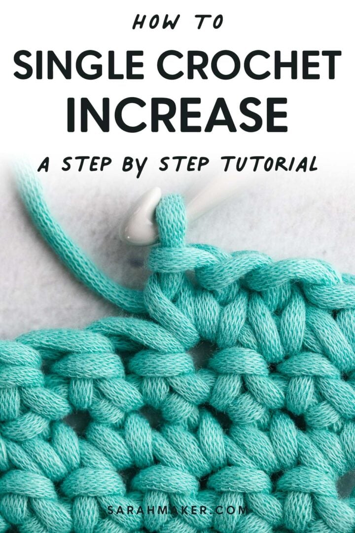 How to Single Crochet Increase (sc inc) - Sarah Maker