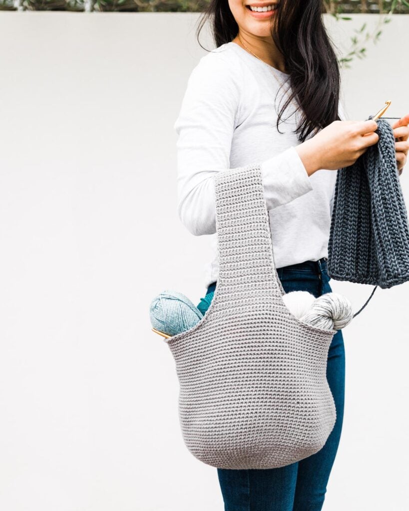 25 Free Modern Crochet Bag Patterns - Sarah Maker