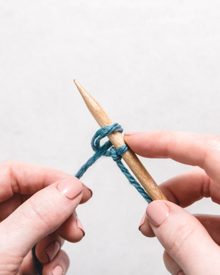 How to Cast On in Knitting for Beginners - Sarah Maker