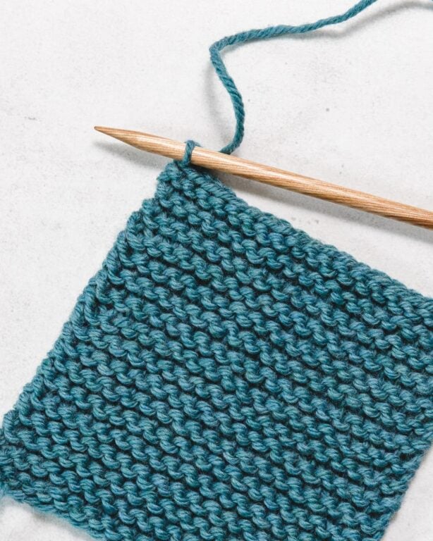 How to Knit Garter Stitch for Beginners - Sarah Maker