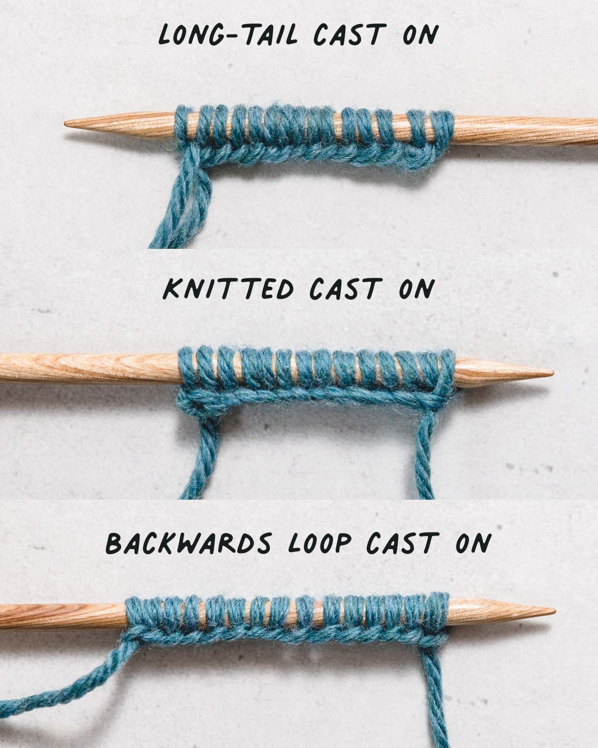 How to Cast On in Knitting for Beginners - Sarah Maker
