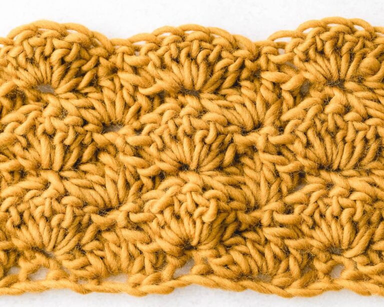How to Crochet Shell Stitch (Step-by-Step Tutorial) - Sarah Maker