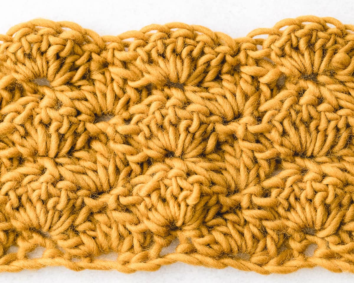 How to Crochet Shell Stitch (Step-by-Step Tutorial) - Sarah Maker
