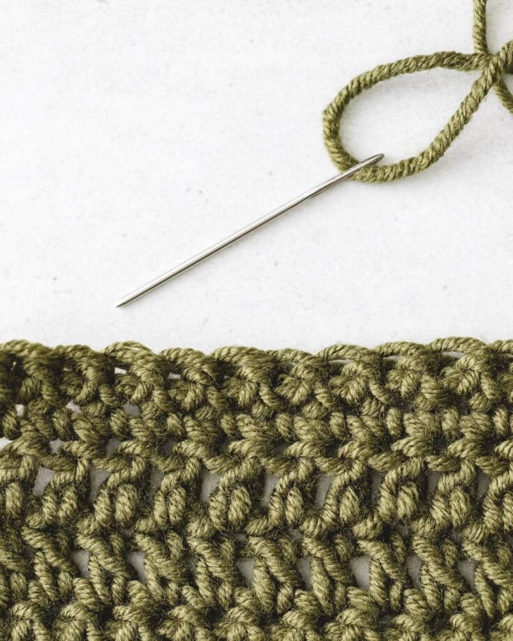 How to Weave in the Ends in Crochet - Sarah Maker