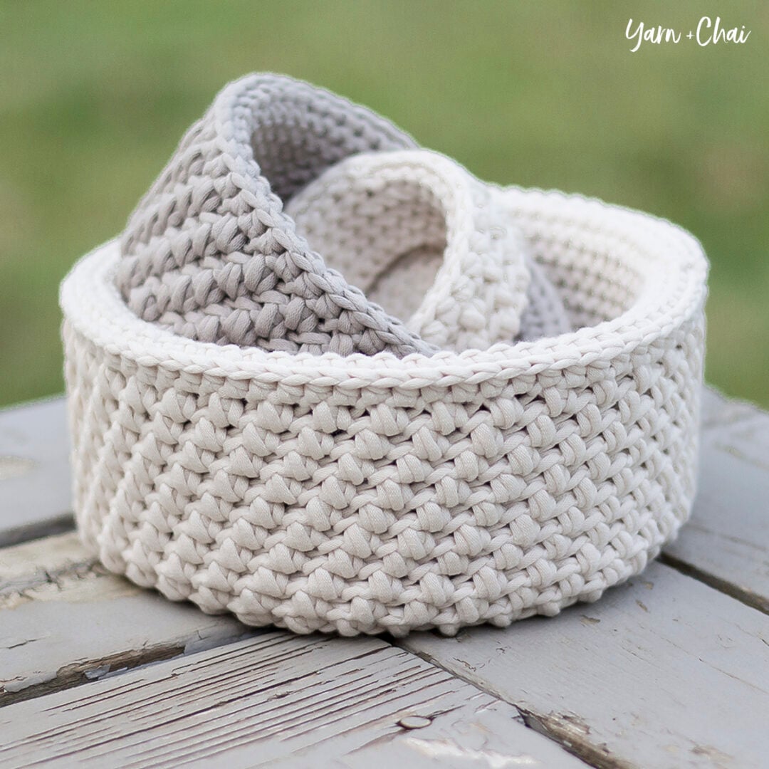 25 Free Crochet Basket Patterns - Sarah Maker