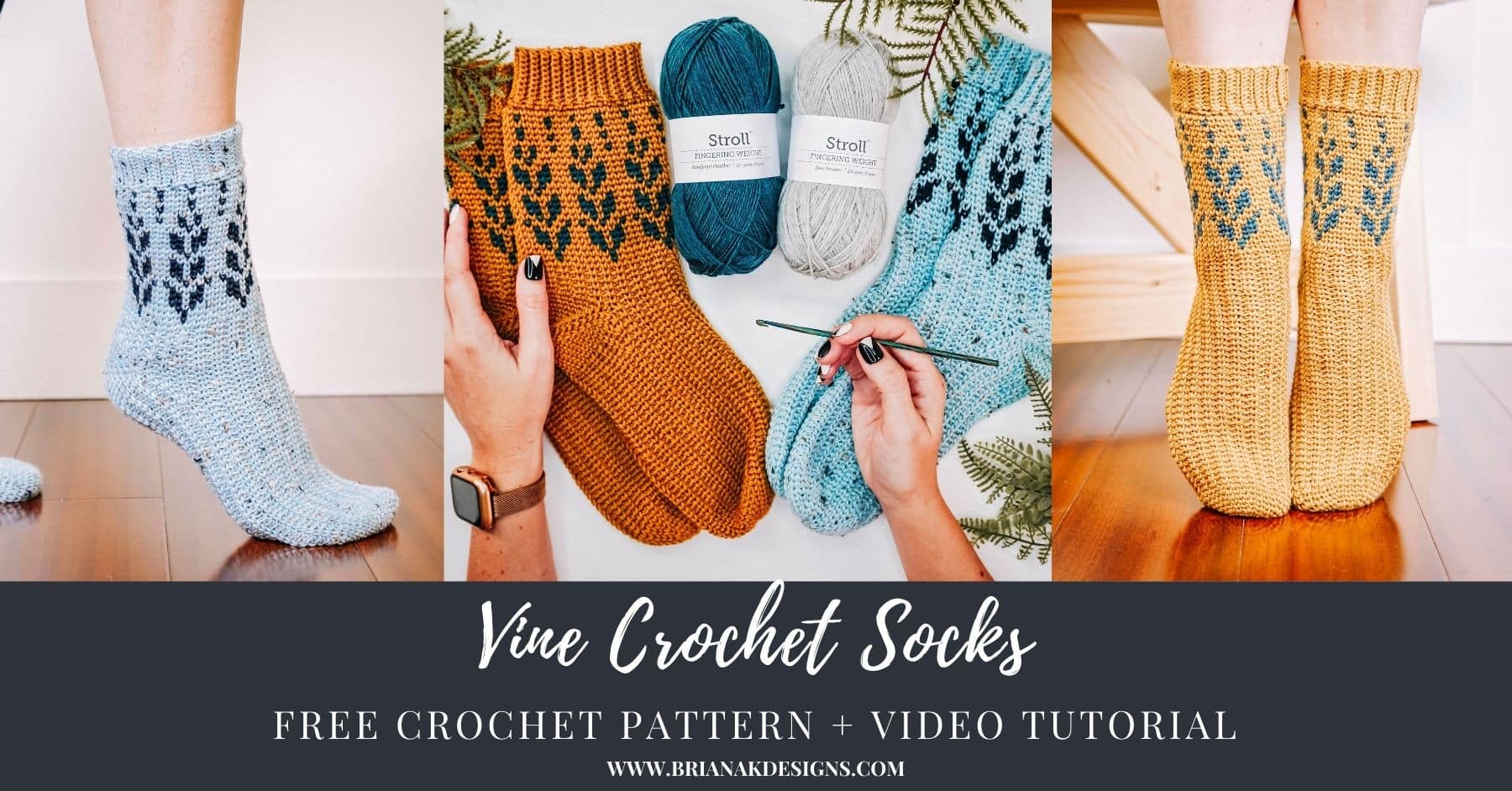 25 Free Crochet Sock Patterns - Sarah Maker