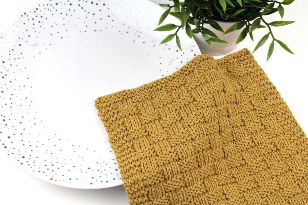 25 Free & Easy Knit Dishcloth Patterns - Sarah Maker