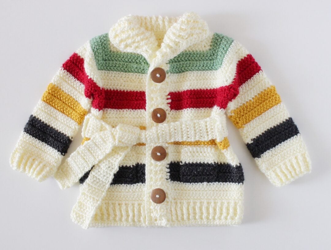 15 Free Crochet Baby Sweaters and Cardigans Patterns - Sarah Maker