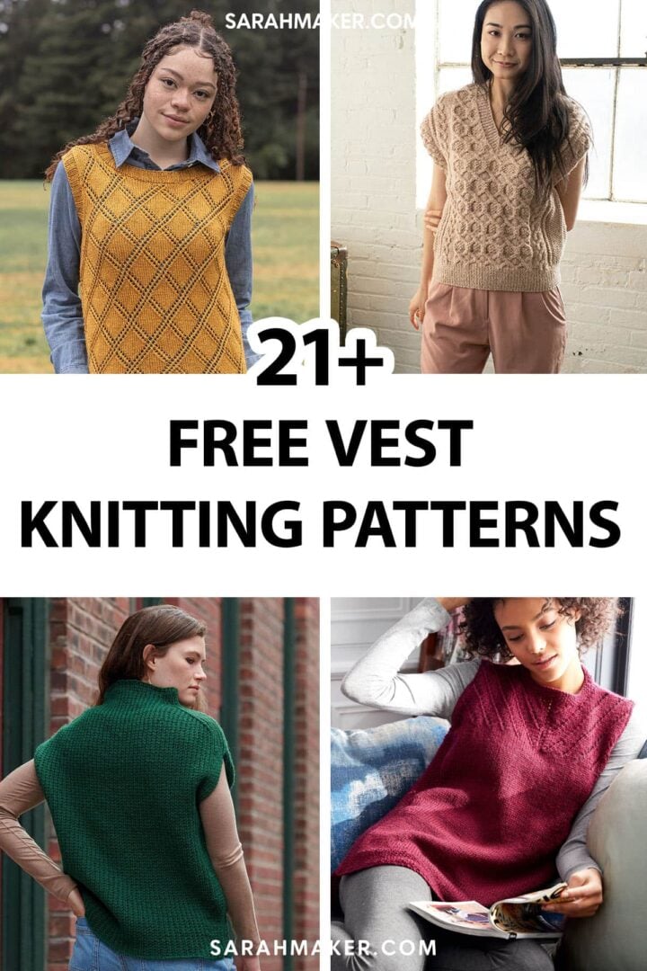 25 Free & Easy Sweater Knitting Patterns (Great for Beginners!)