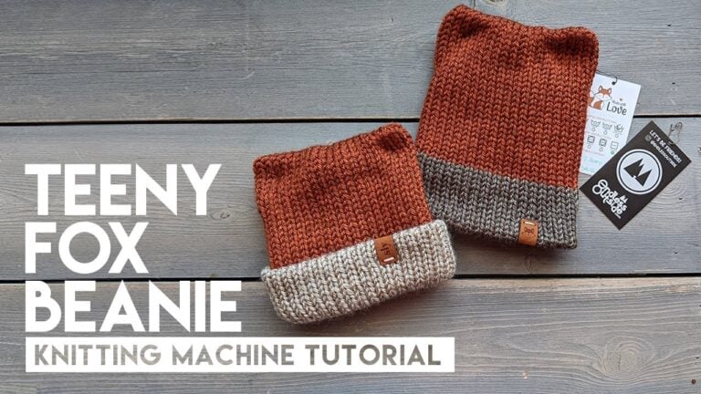 21 Free Circular Knitting Machine Patterns (Sentro and Addi) - Sarah Maker