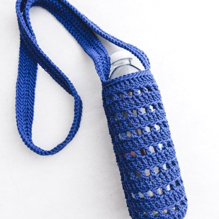 Free Crochet Water Bottle Holder Pattern - Sarah Maker