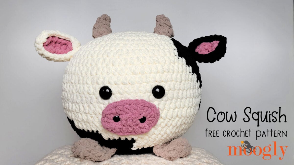 25 Adorable & Free Crochet Cow Patterns - Sarah Maker