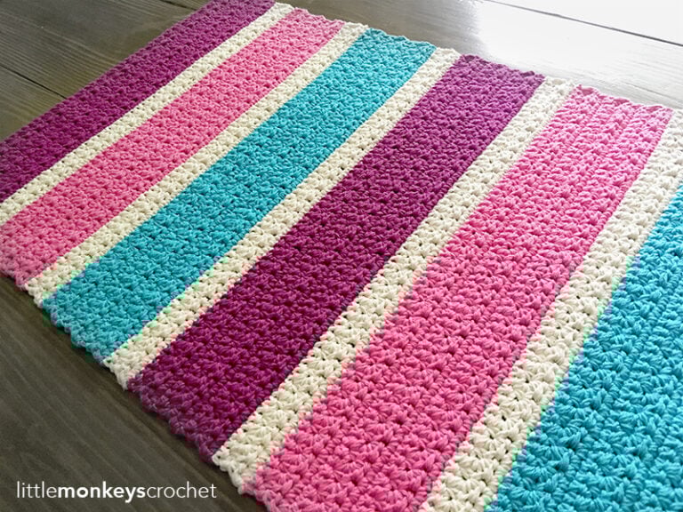 27 Free Crochet Rug Patterns - Sarah Maker