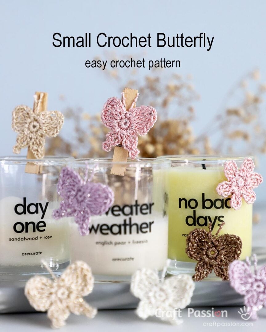 23 Free Crochet Butterfly Patterns - Sarah Maker
