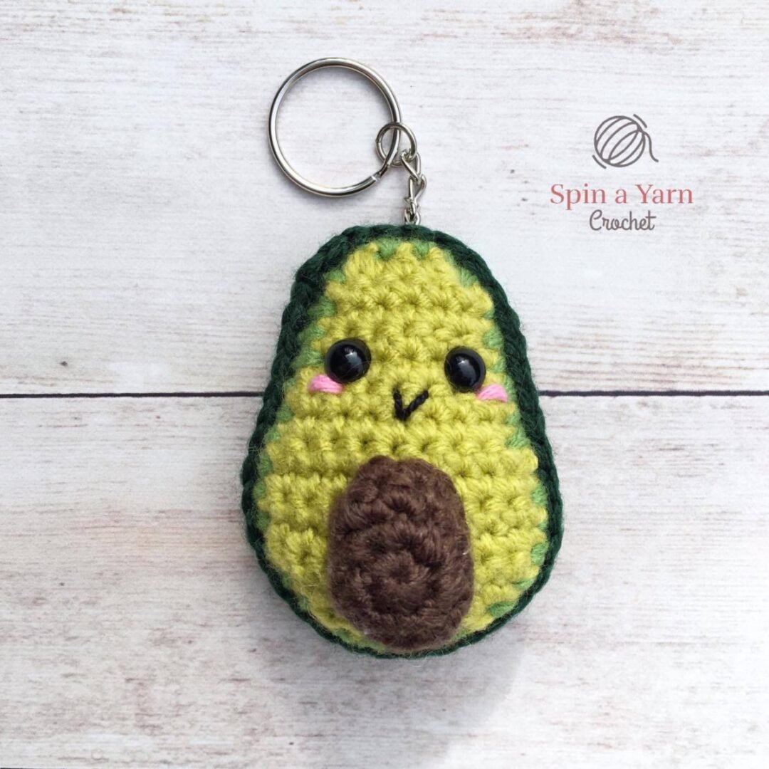 25 Free & Easy Crochet Keychain Patterns - Sarah Maker