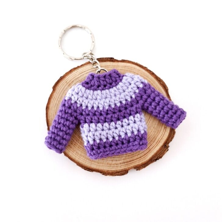 25 Free & Easy Crochet Keychain Patterns - Sarah Maker