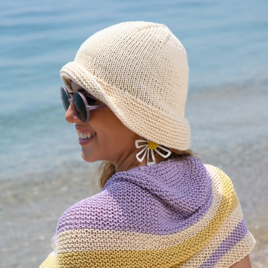 15 Free & Easy Bucket Hat Knitting Patterns - Sarah Maker