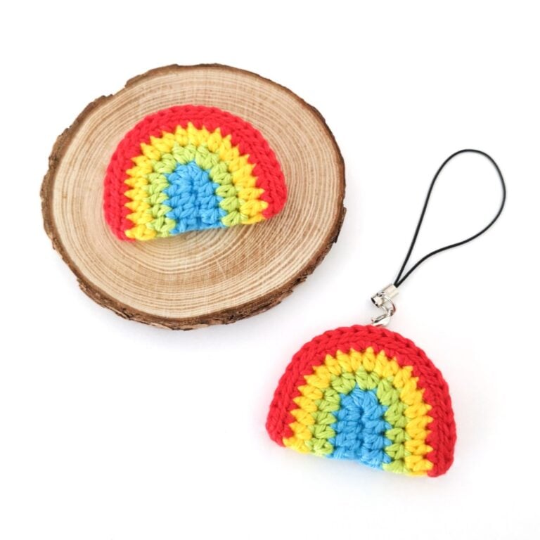 25 Free & Easy Crochet Keychain Patterns - Sarah Maker