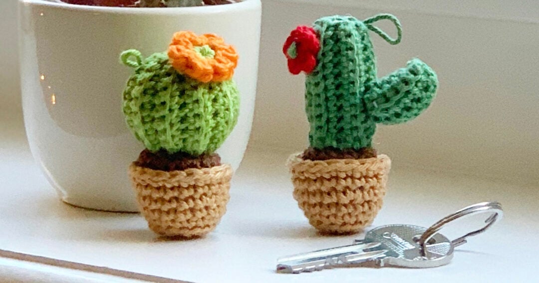25 Free & Easy Crochet Keychain Patterns - Sarah Maker