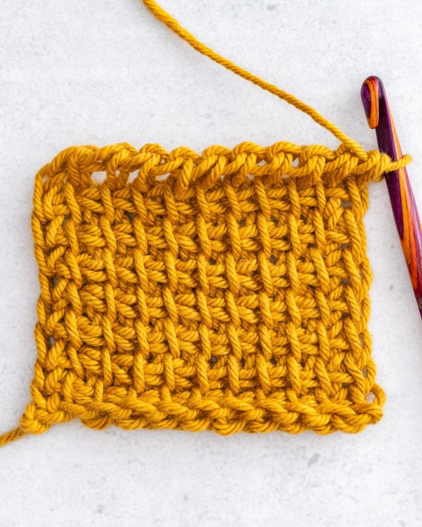 How to Tunisian Crochet: Complete Beginner's Guide - Sarah Maker