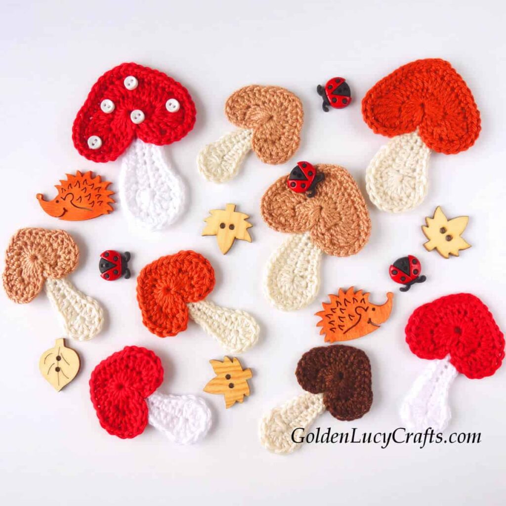 30 Free Crochet Mushroom Patterns for Amigurumi, Decor and More - Sarah ...