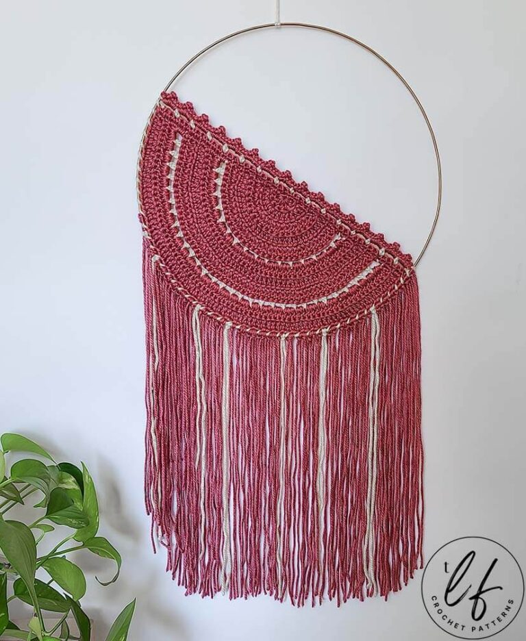 25 Free Crochet Wall Hanging Patterns - Sarah Maker