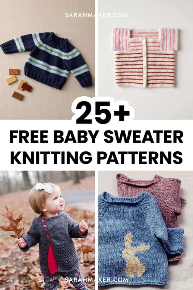 27+ Free Dress Knitting Patterns for Beginners - Sarah Maker