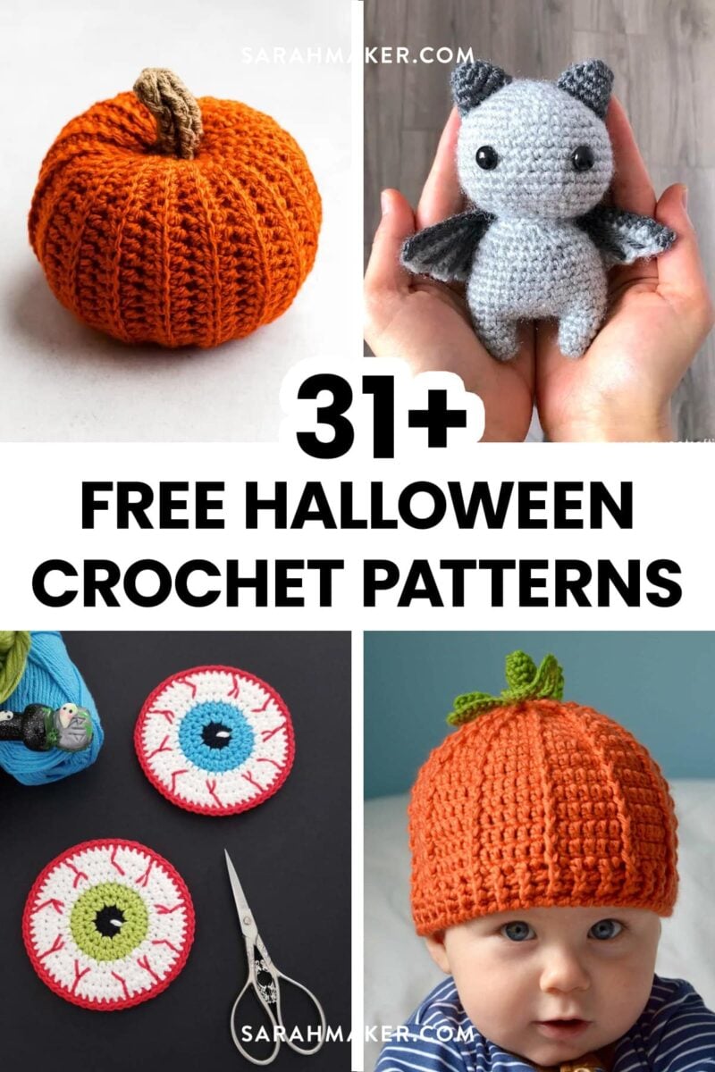 31 Spooky Free Halloween Crochet Projects - Sarah Maker