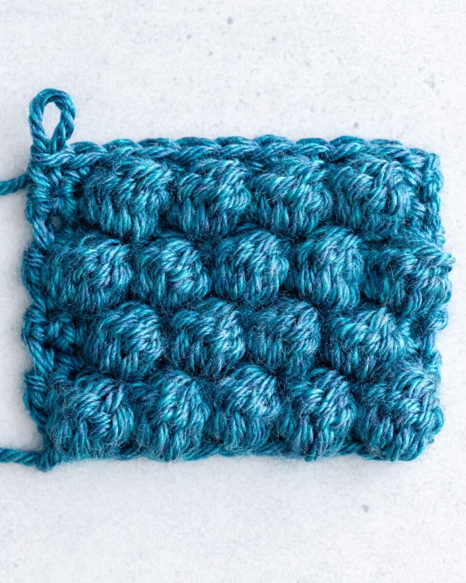 How to Crochet the Bobble Stitch - Sarah Maker
