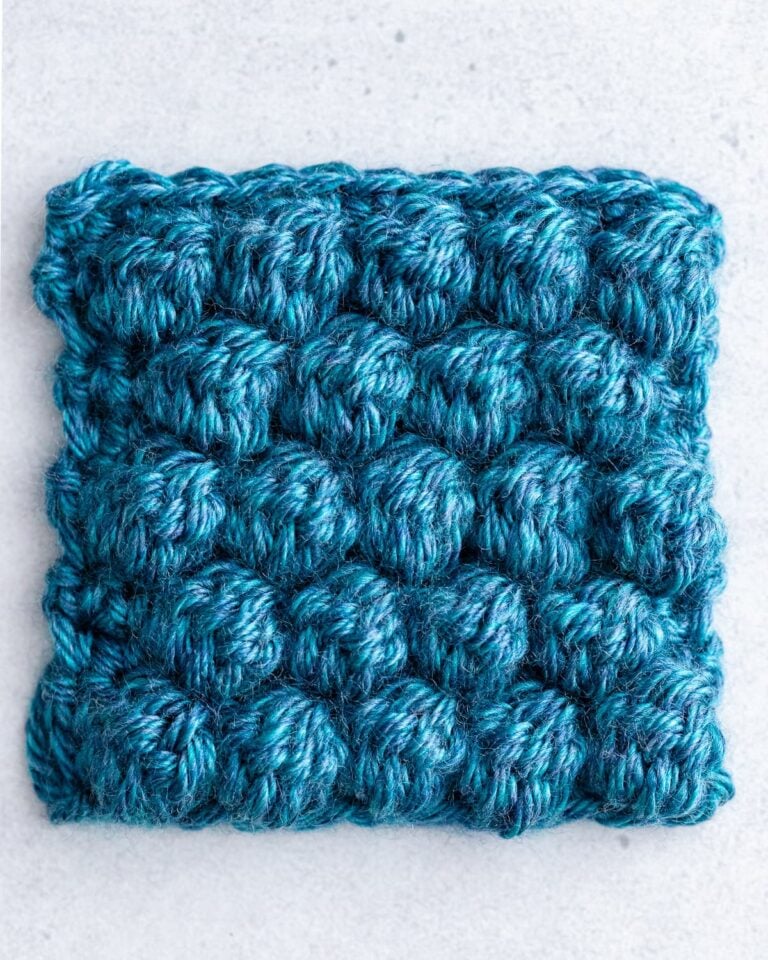How to Crochet the Bobble Stitch - Sarah Maker