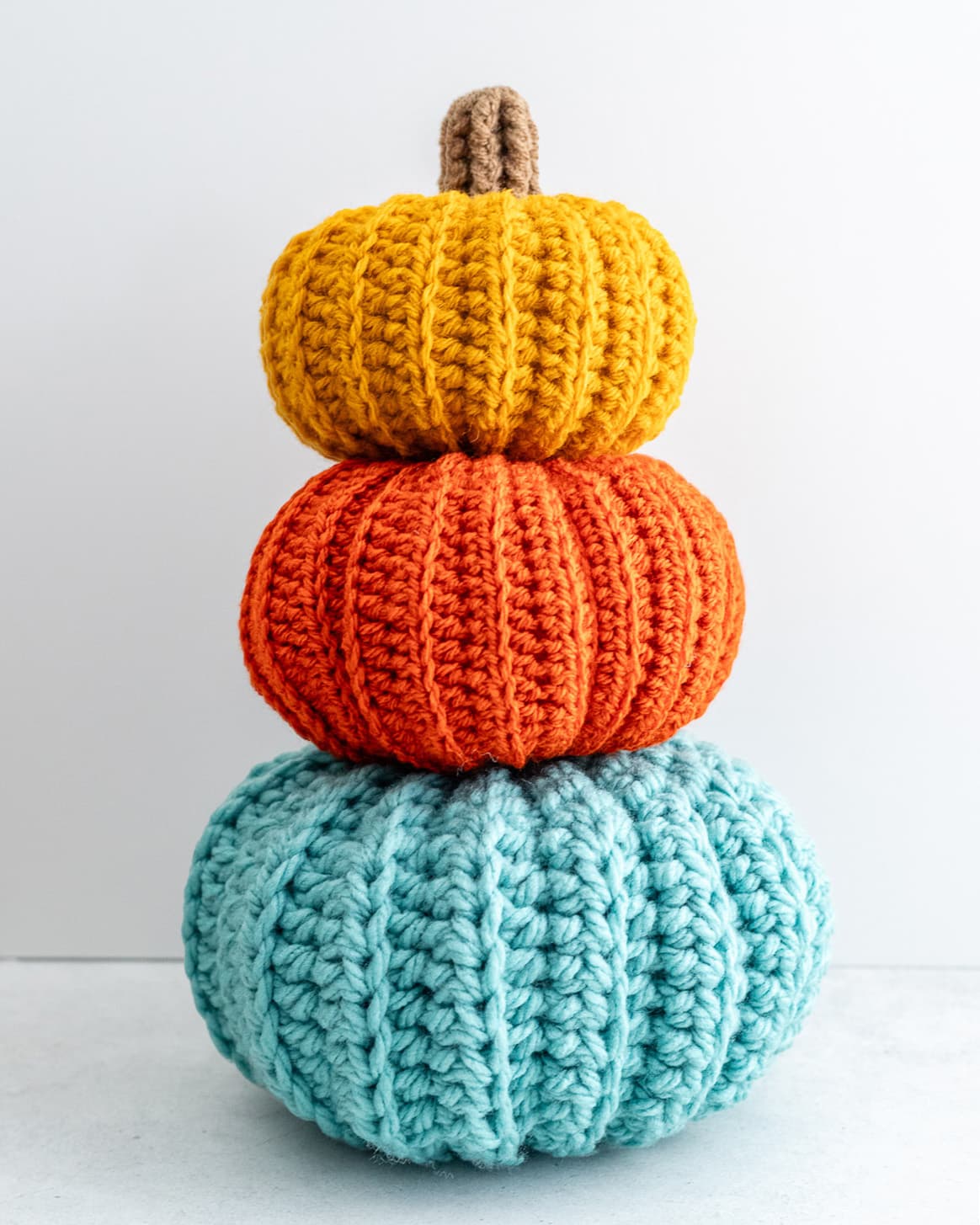 Free Crochet Pumpkin Pattern: 3 Sizes + Any Yarn - Sarah Maker