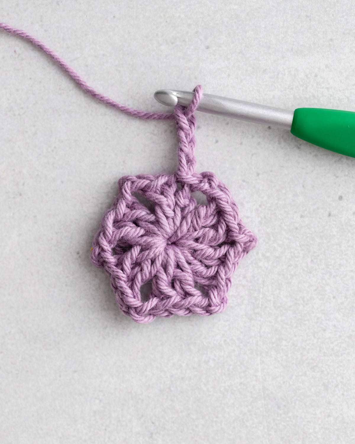 How to Crochet a Hexagon - Easy Beginner Tutorial - Sarah Maker