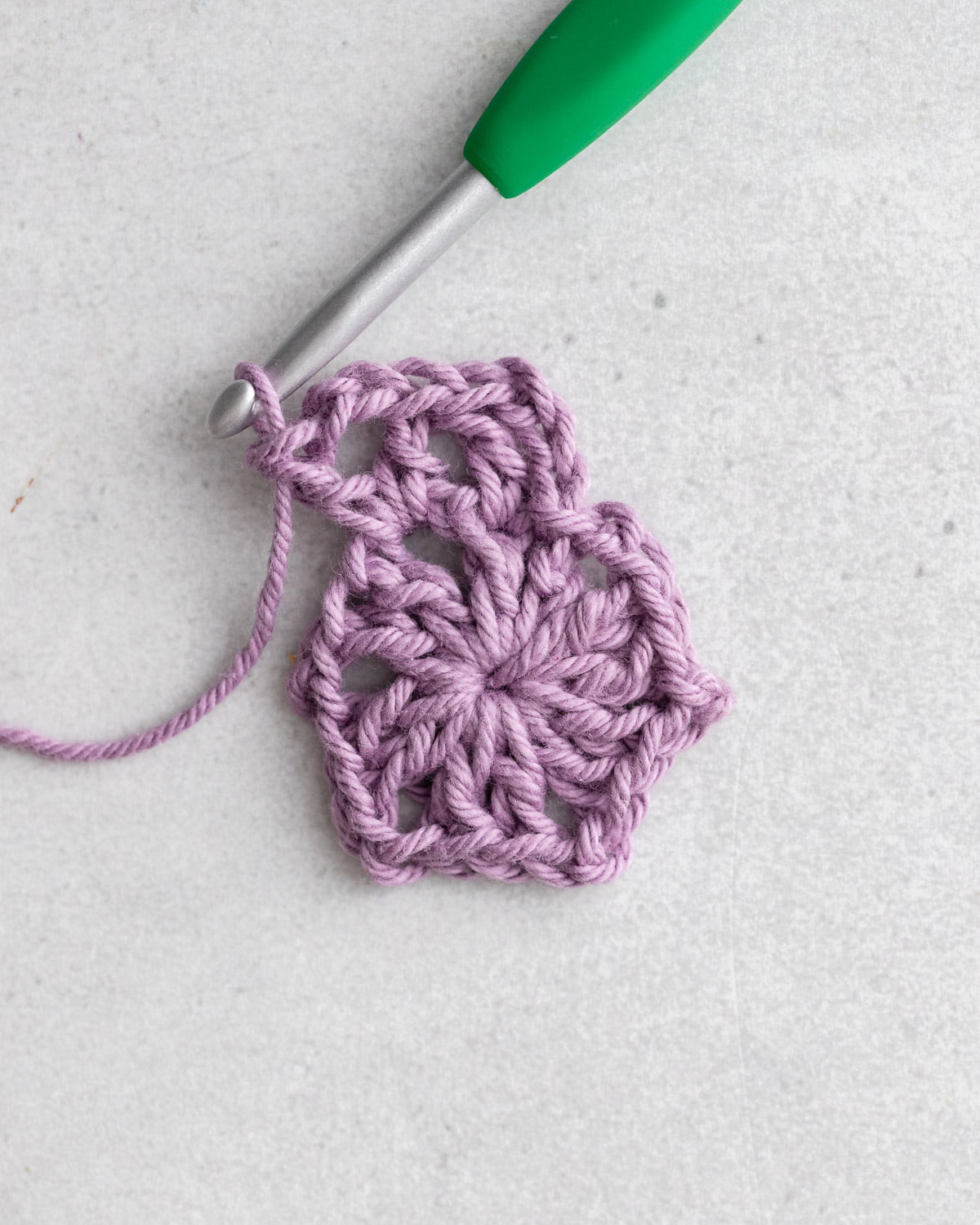 How to Crochet a Hexagon - Easy Beginner Tutorial - Sarah Maker