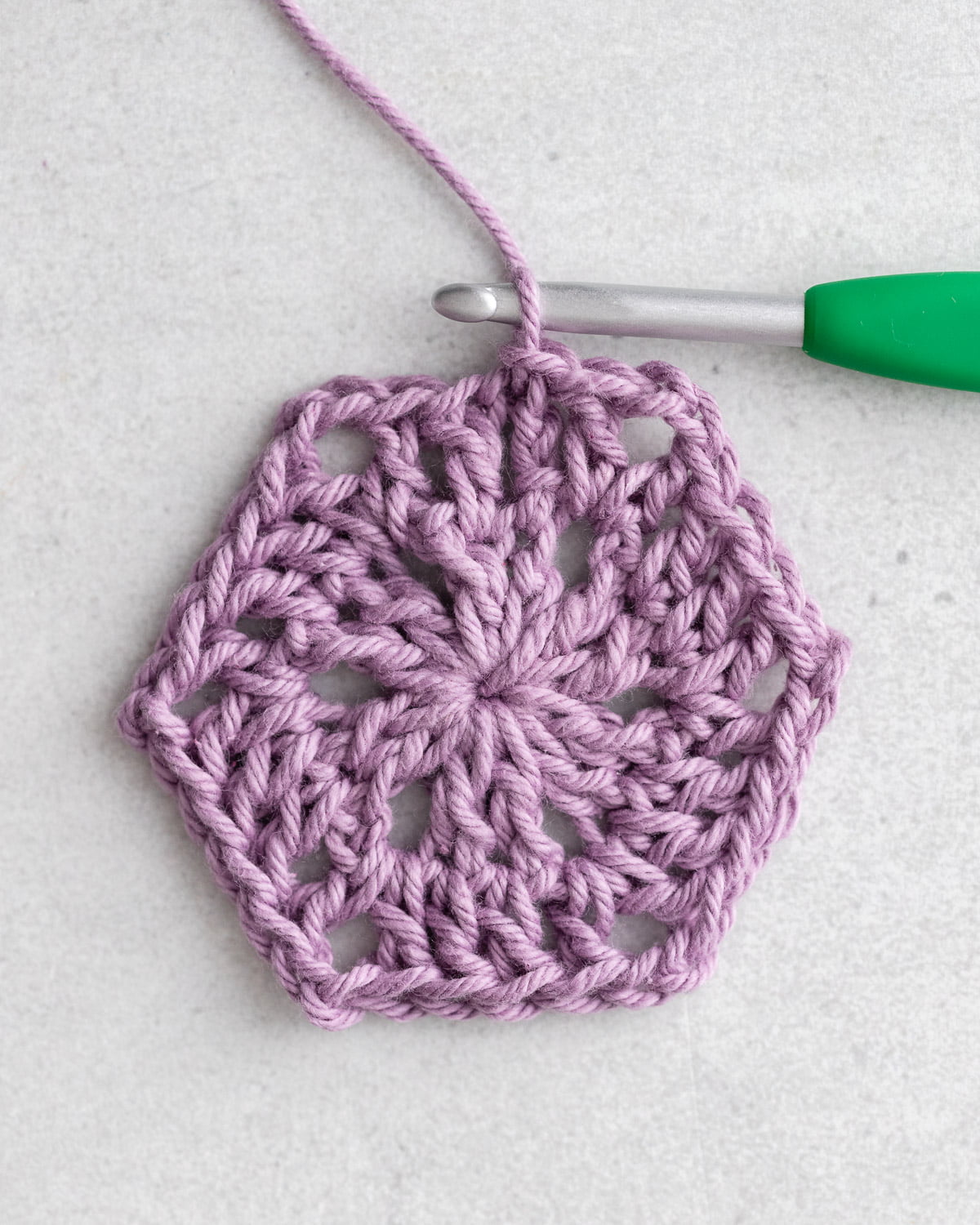 How to Crochet a Hexagon - Easy Beginner Tutorial - Sarah Maker