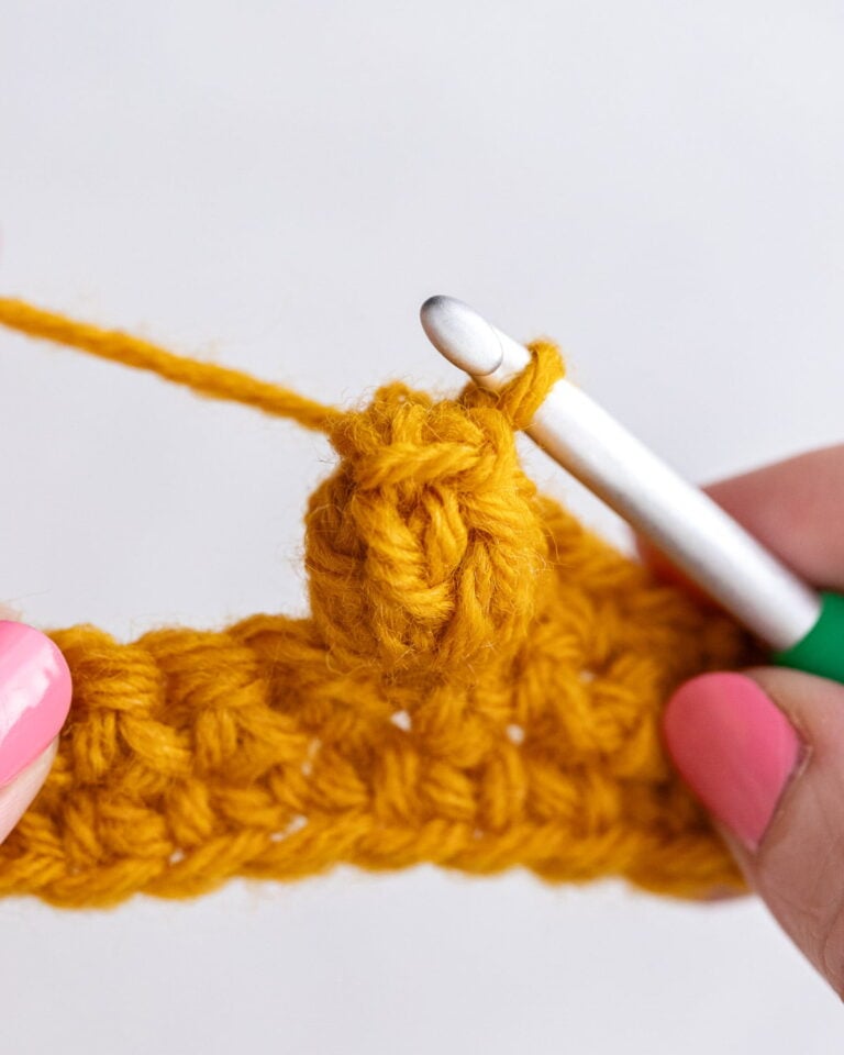 How to Crochet Popcorn Stitch - Step-by-step Tutorial - Sarah Maker
