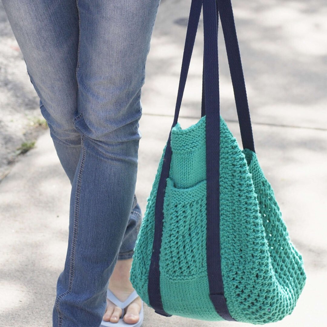 27+ Free Knitted Bag Patterns (for all skill levels!) - Sarah Maker