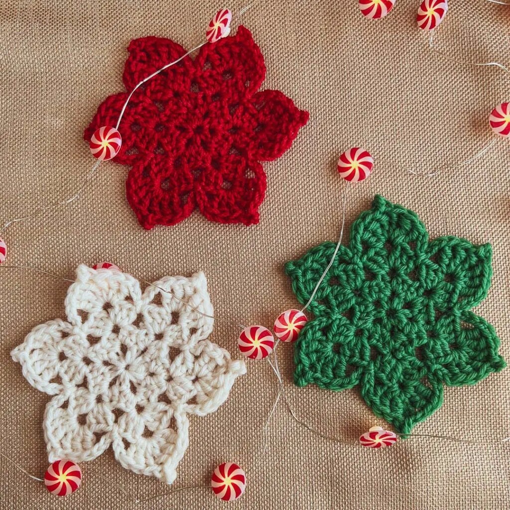 27+ Free Crochet Snowflake Patterns (Beginner to Advanced!) - Sarah Maker