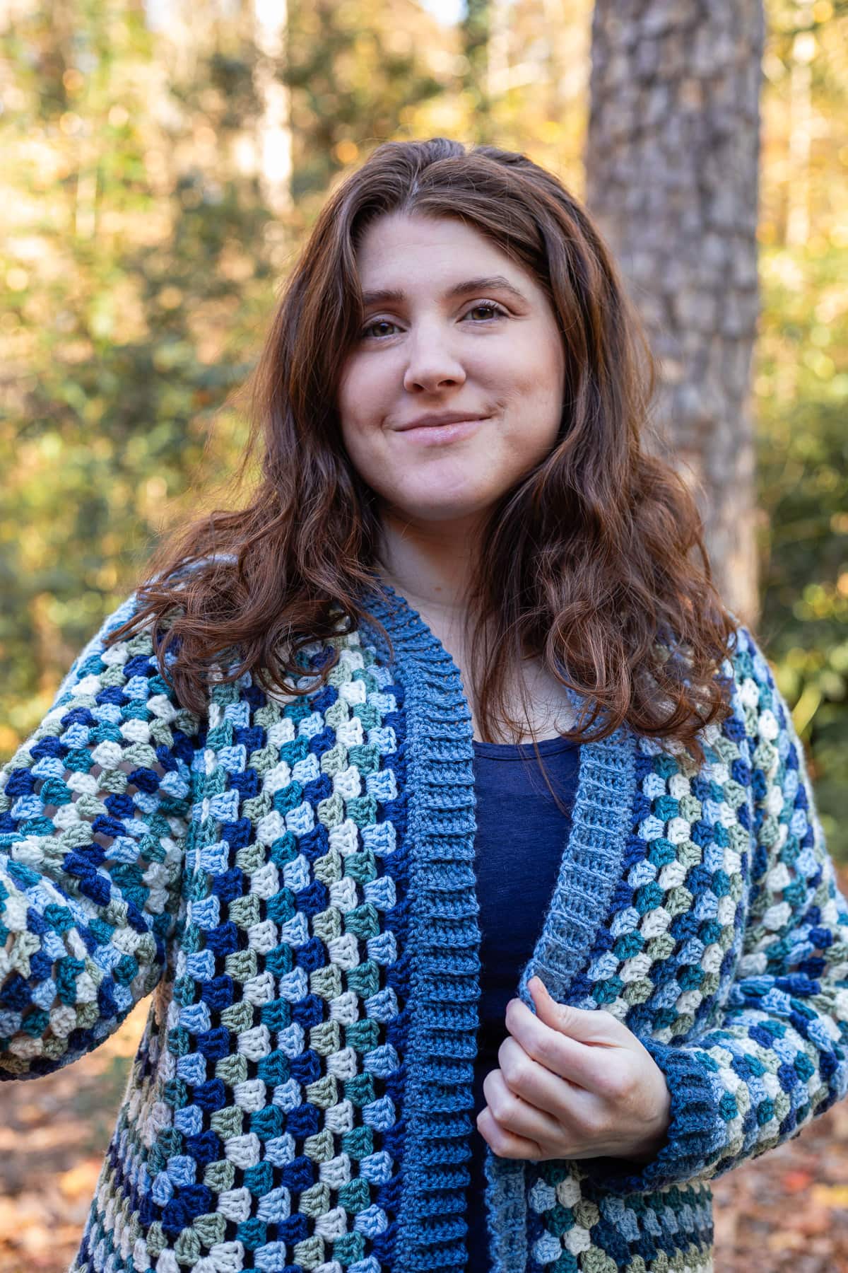 Free Granny Hexagon Cardigan Crochet Pattern - Sarah Maker