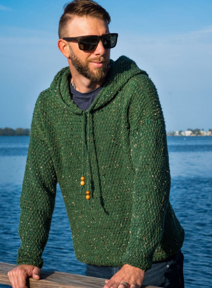17+ of the Coziest Free Crochet Hoodie Patterns - Sarah Maker