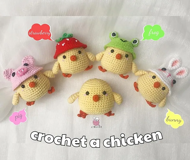20+ Free Crochet Chicken Patterns - Sarah Maker