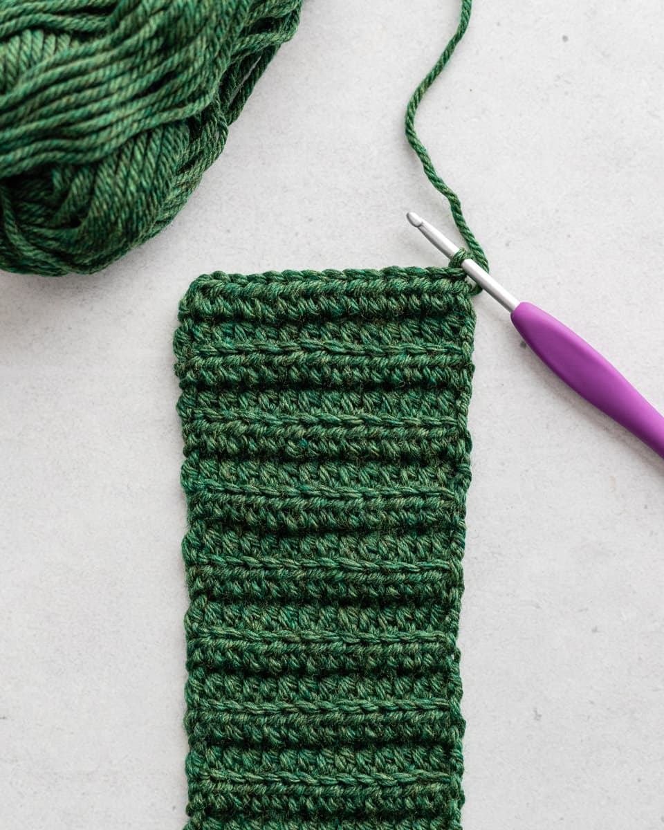 Evergreen Mini Scarf - Free Crochet Pattern - Sarah Maker