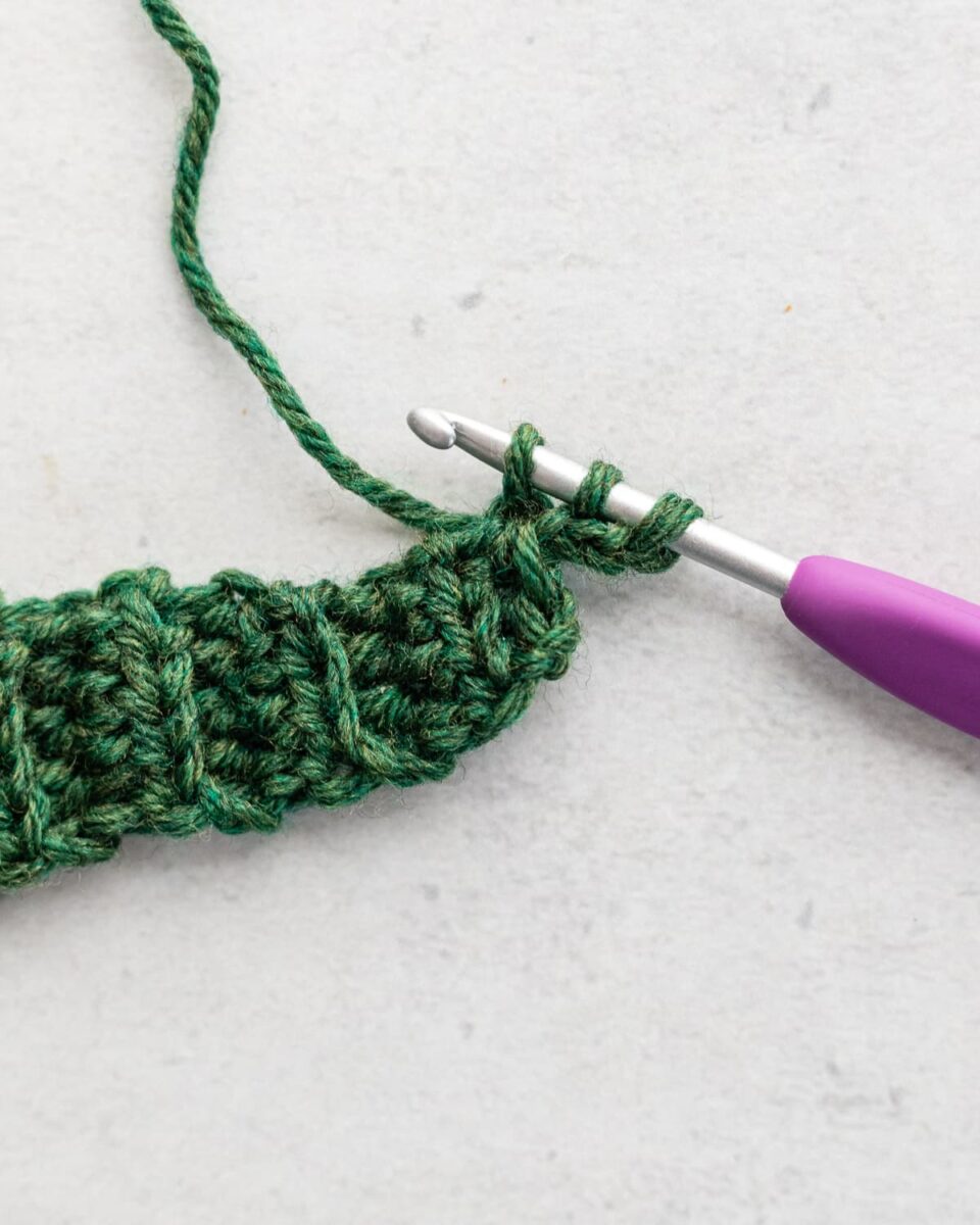 Evergreen Mini Scarf - Free Crochet Pattern - Sarah Maker