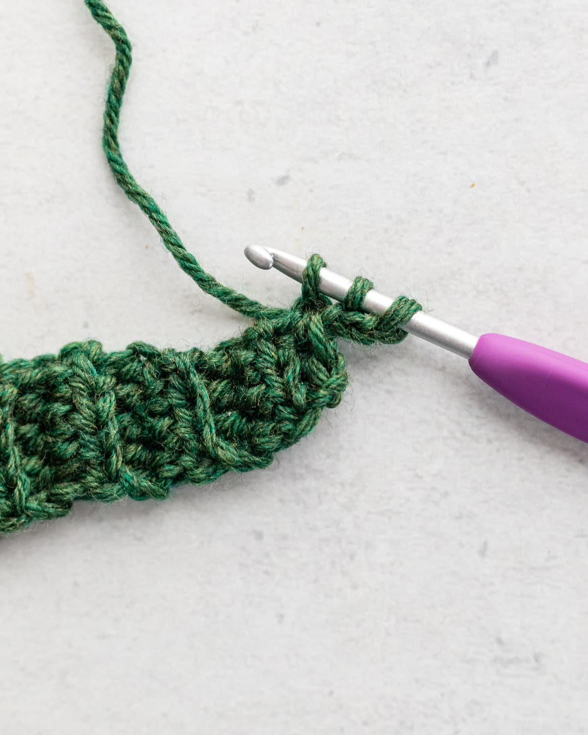 Evergreen Mini Scarf - Free Crochet Pattern - Sarah Maker
