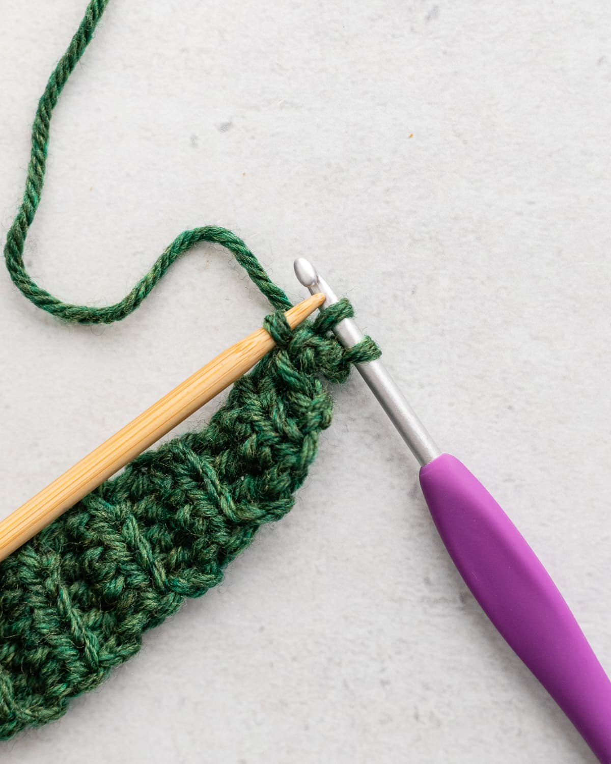 Evergreen Mini Scarf - Free Crochet Pattern - Sarah Maker